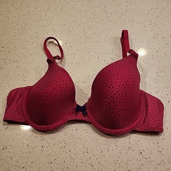 Maidenform | Intimates & Sleepwear | Maidenform Bra 34b Pink Polkadot ...